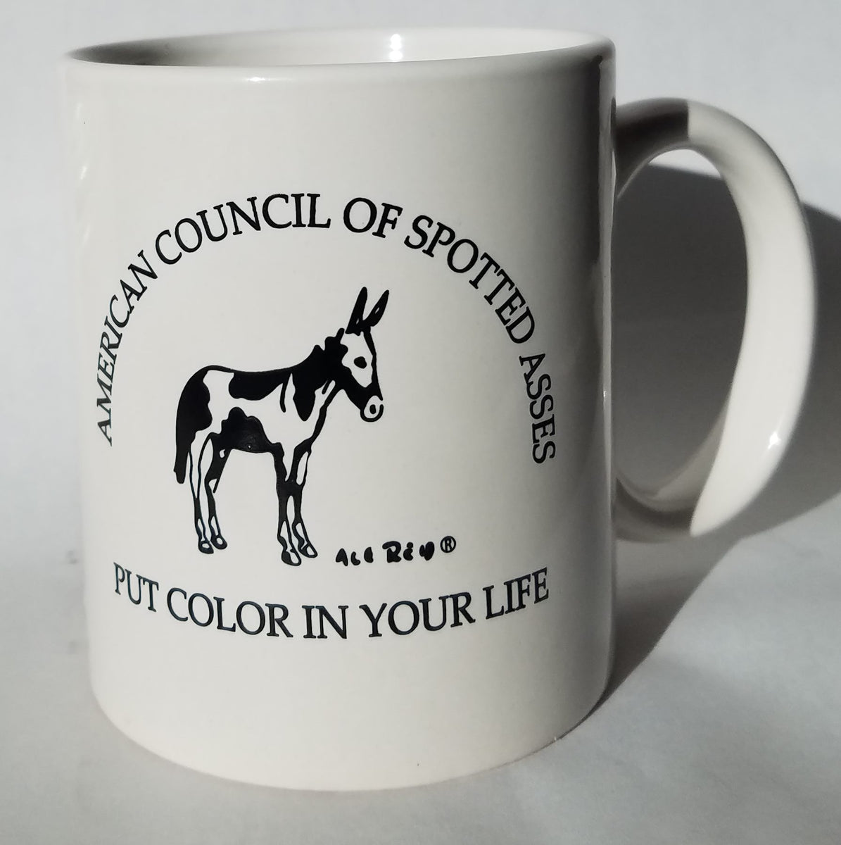 Spotted Ass Coffee Mug – American Council of Spotted Asses